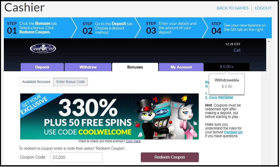 Cool Cat Casino No Rules Bonus Codes • Casino No Rules Bonus