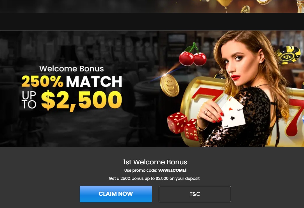 Vegas Aces Casino Bonus Codes (2025) - $7,500 Welcome Bonus Pack